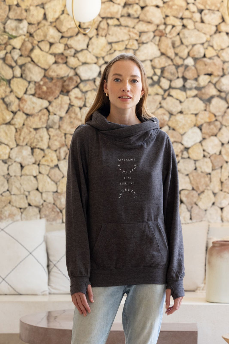 "Sunshine People" Infinity Hoodie – Om & Ah London - US
