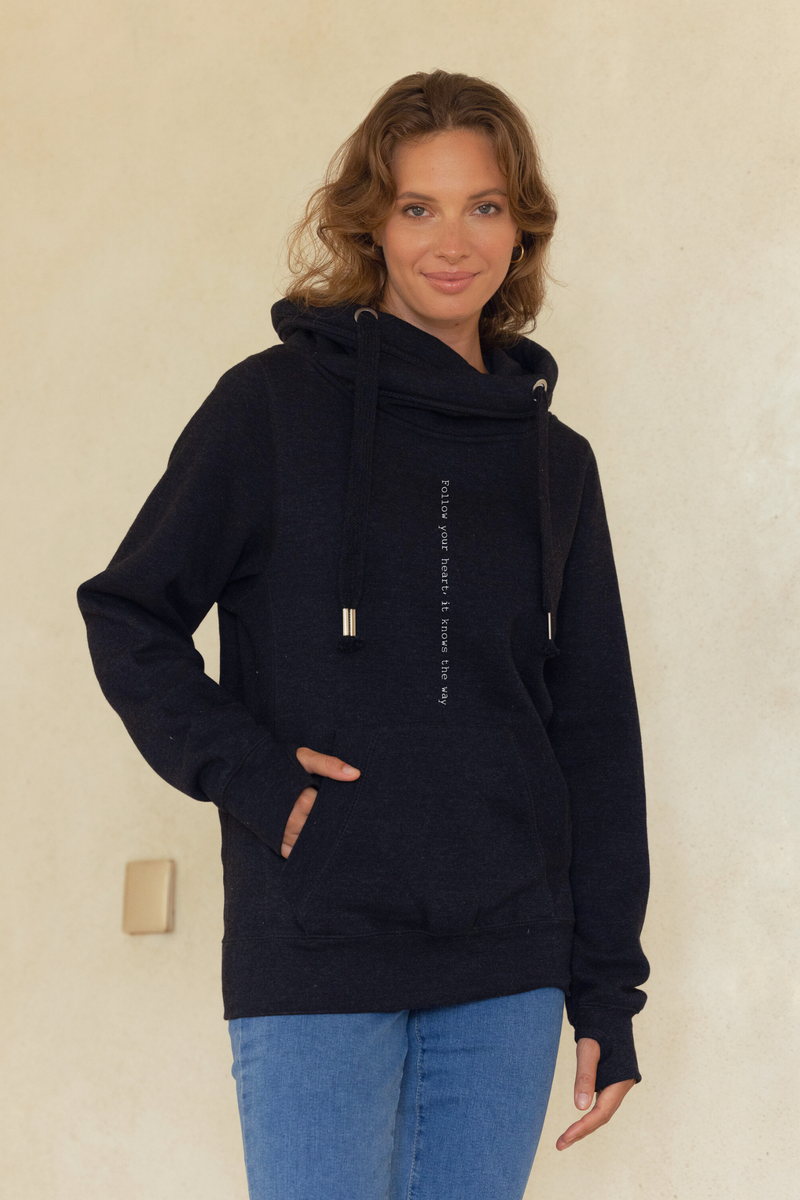 "Follow Your Heart" Infinity Hoodie – Om & Ah London - US