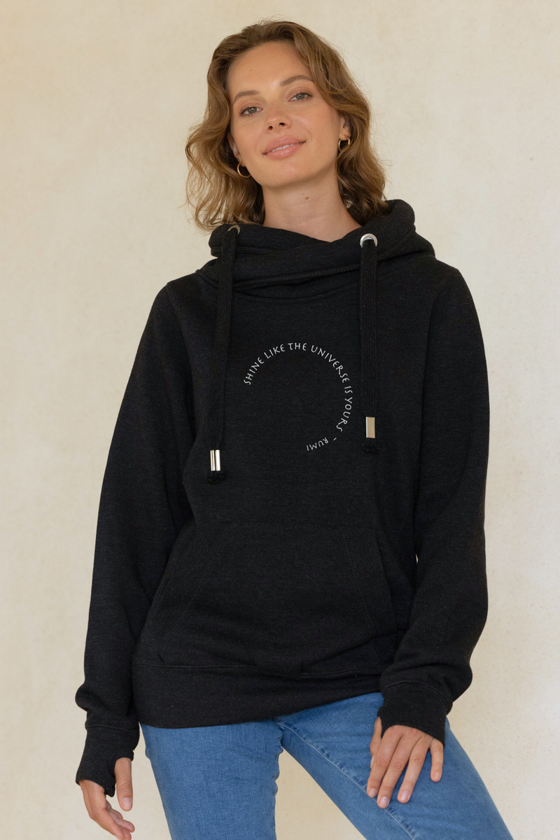 "Shine" Infinity Hoodie – Om & Ah London - US